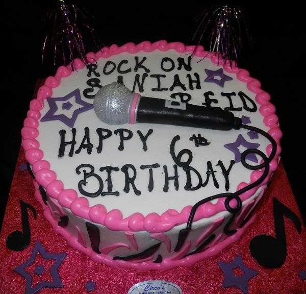 Rock Star Cake - B0386 – Circo's Pastry Shop