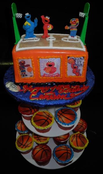 Elmos Basketball Court Cake - CC081 – Circo's Pastry Shop