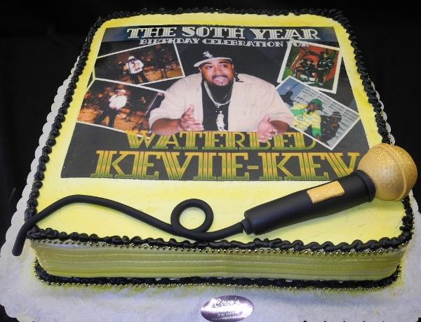 Microphone Birthday Cake - B0515 – Circo's Pastry Shop