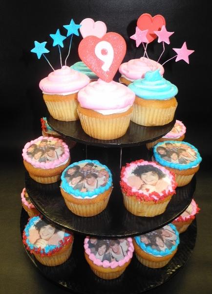 One Direction Edible Image Cupcakes - CC062 – Circo's Pastry Shop