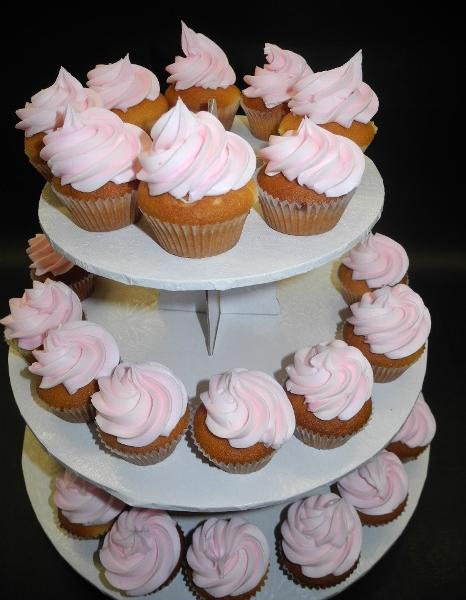 Mini Cupcakes with Pink Icing - CC066 – Circo's Pastry Shop