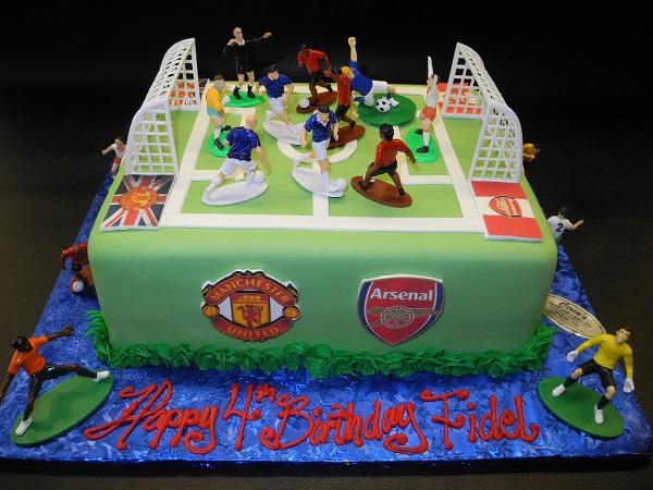 Soccer Field cake - B0047 – Circo's Pastry Shop