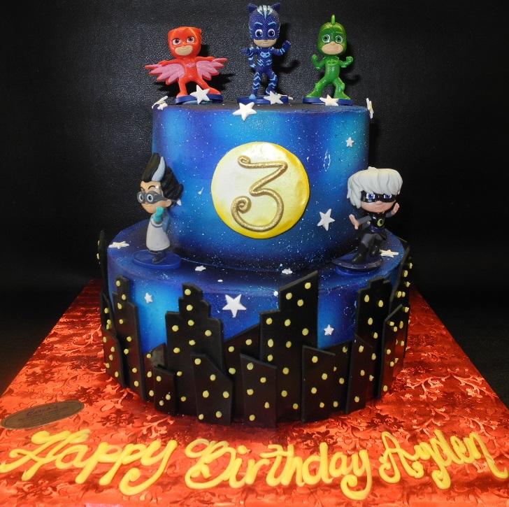 PJ Mask Cake - B0028 – Circo's Pastry Shop