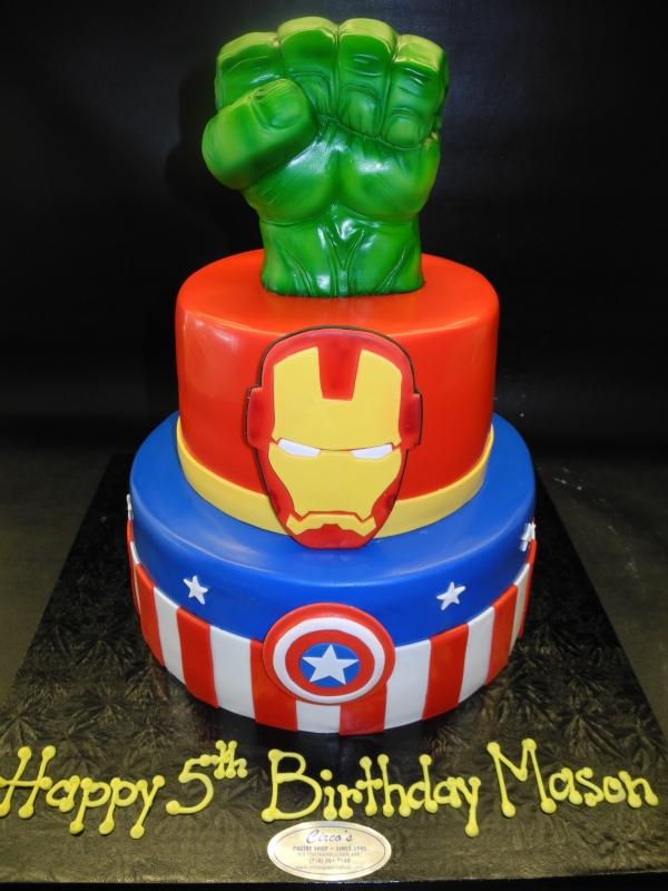 Super Hero Cake - B0013 – Circo's Pastry Shop